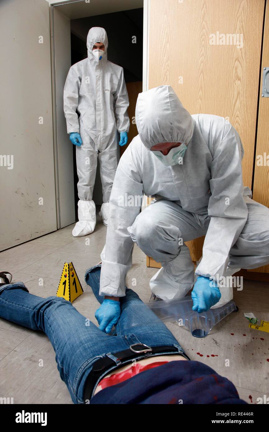 Crime scene tape inside hi-res stock photography and images - Alamy