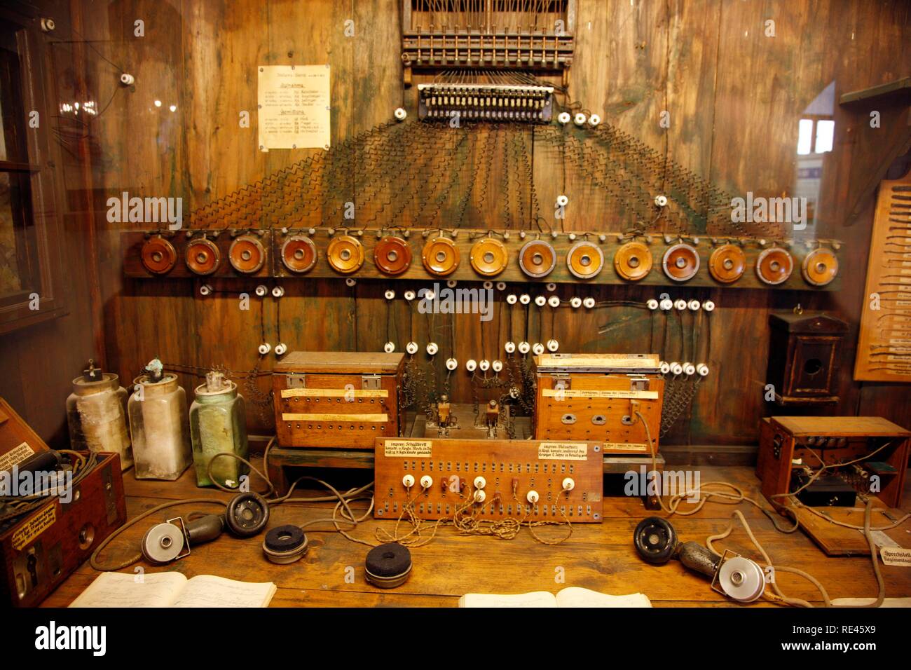 Desk switchboard hi-res stock photography and images - Alamy