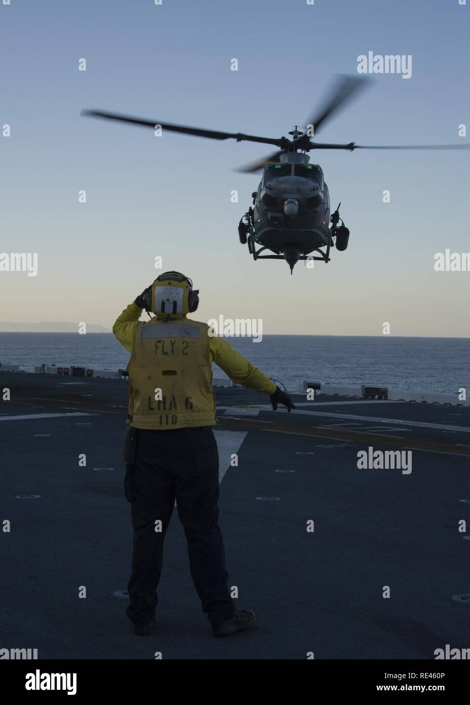 PACIFIC OCEAN (Nov. 17, 2016) An AH-1Z Viper Attack Helicopter assigned ...