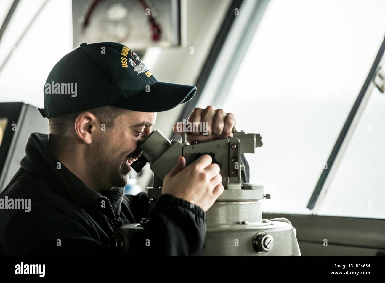 PHILIPPINE SEA (Nov. 19, 2016) Lt. Colin Hood, Ronald Reagan's ...