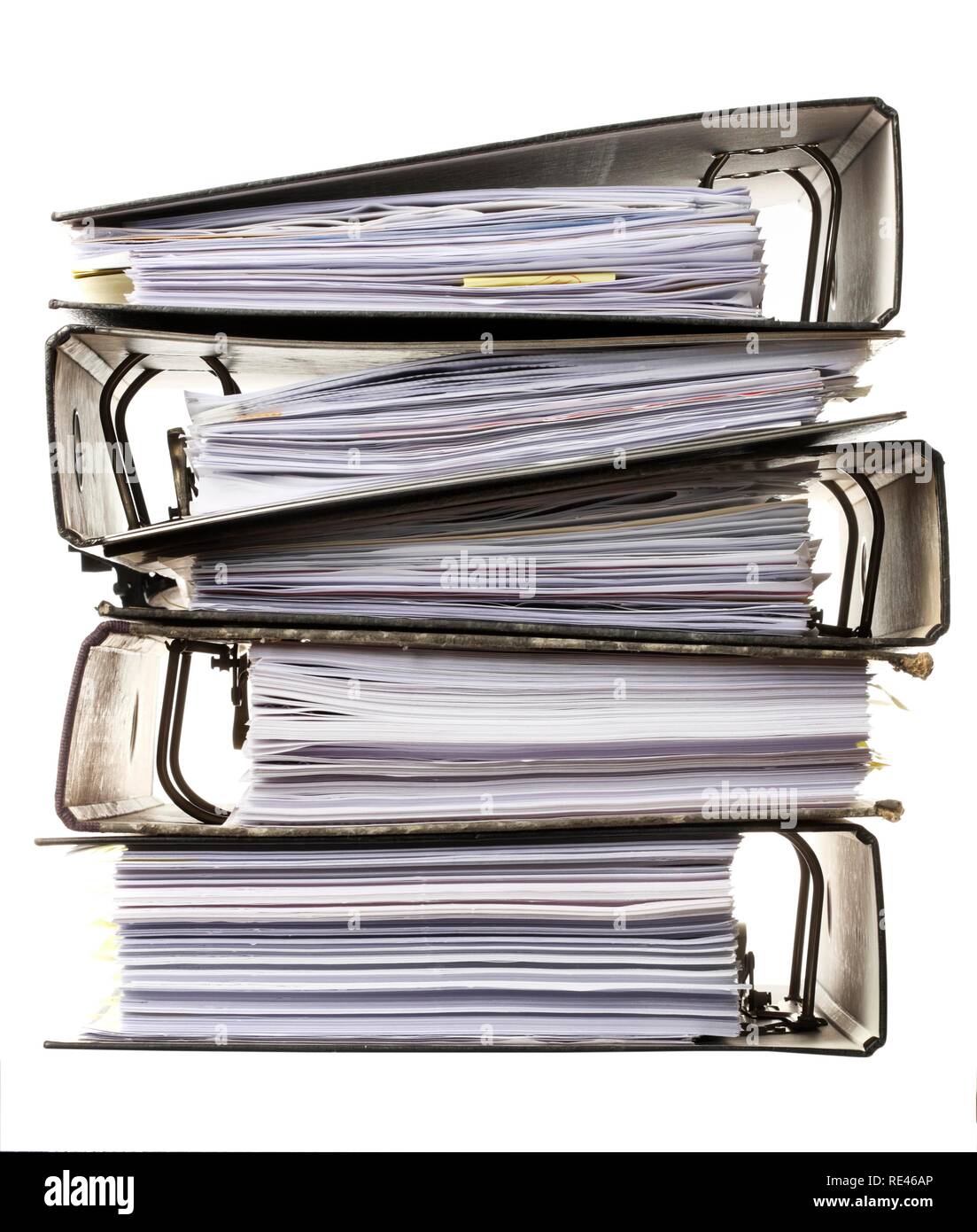 Binders stack nobody hi-res stock photography and images - Alamy