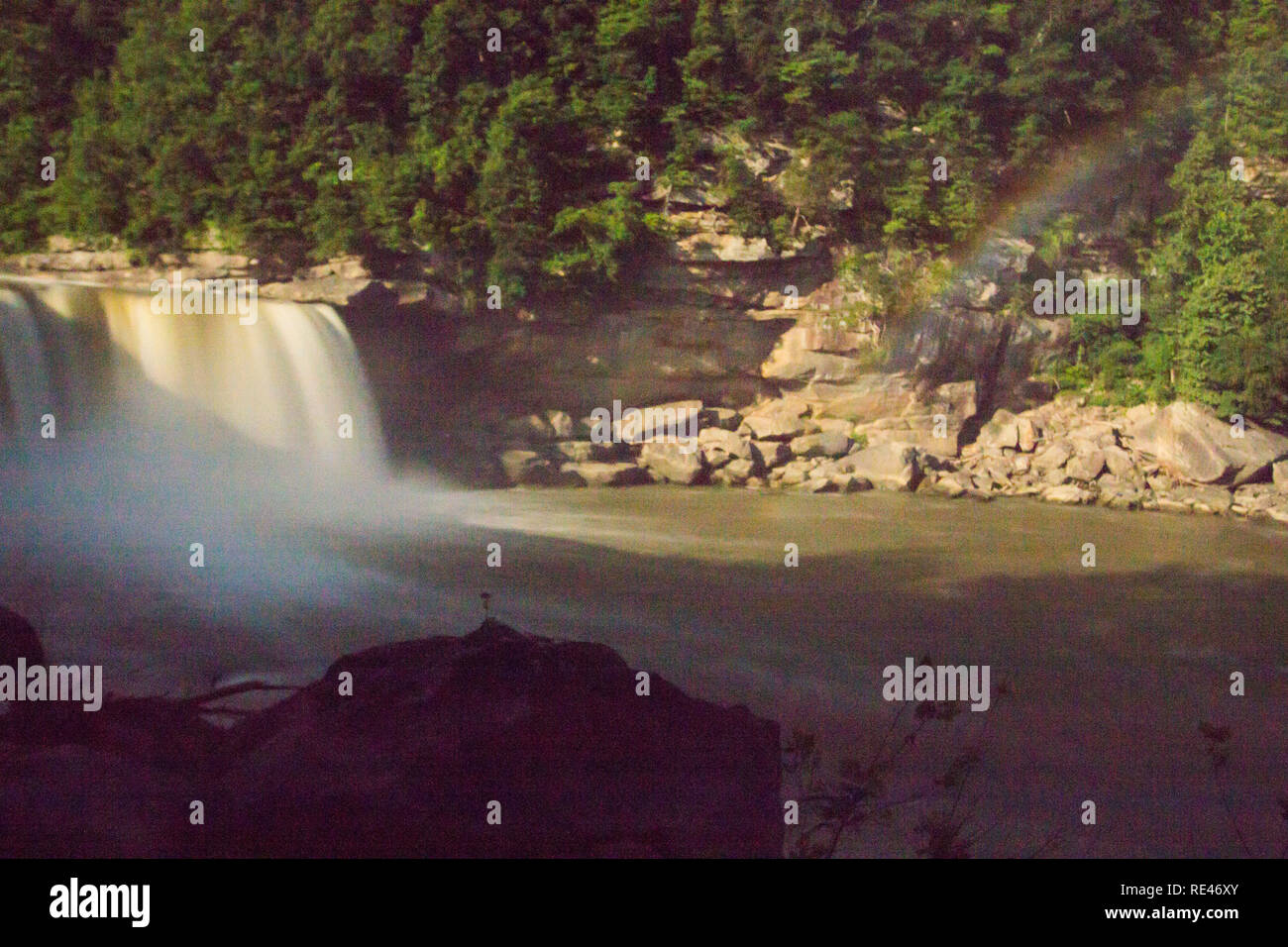 Moonbow at cumberland falls hi-res stock photography and images - Alamy