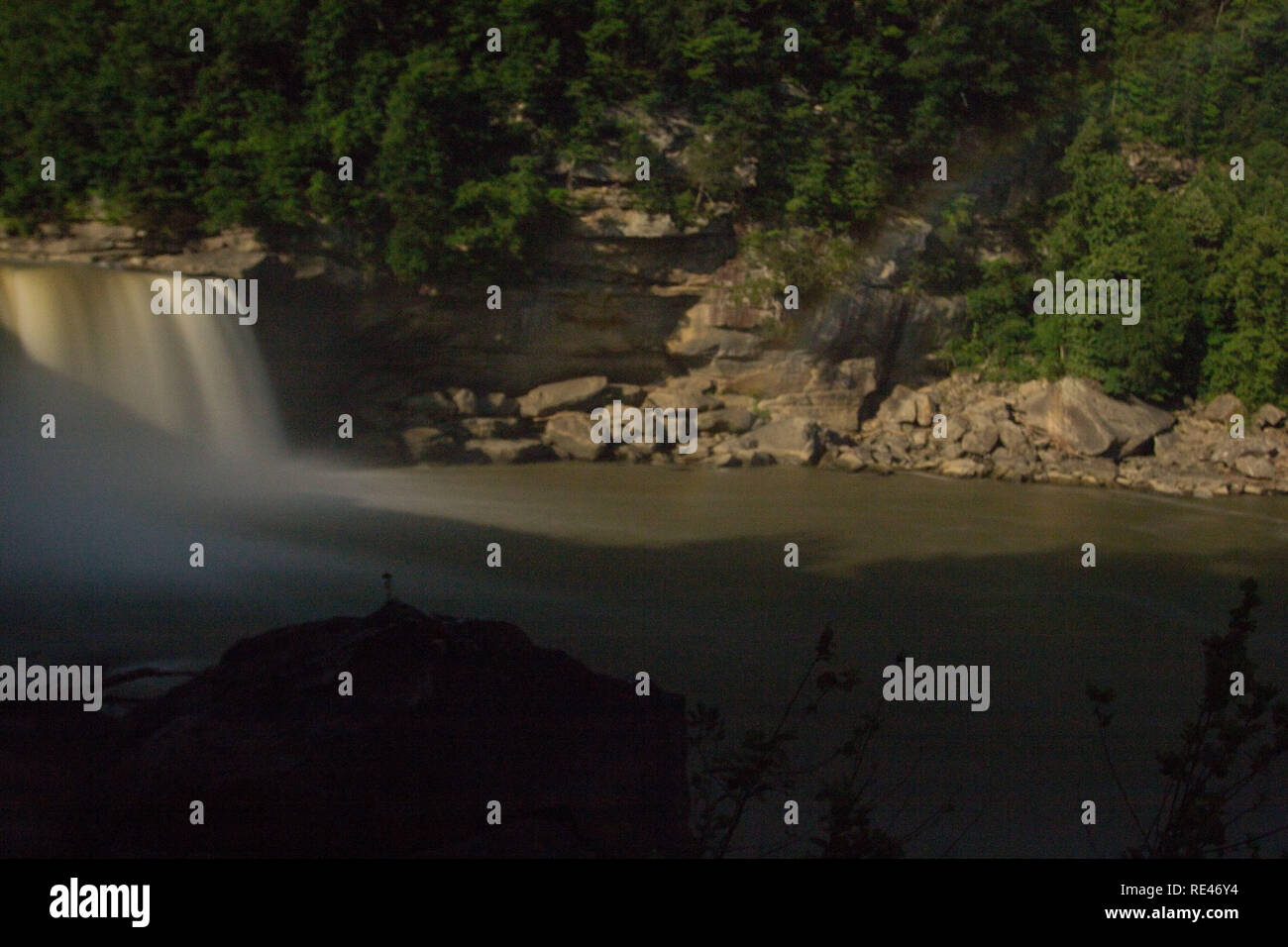 Rainbow at night moonbow hi-res stock photography and images - Alamy