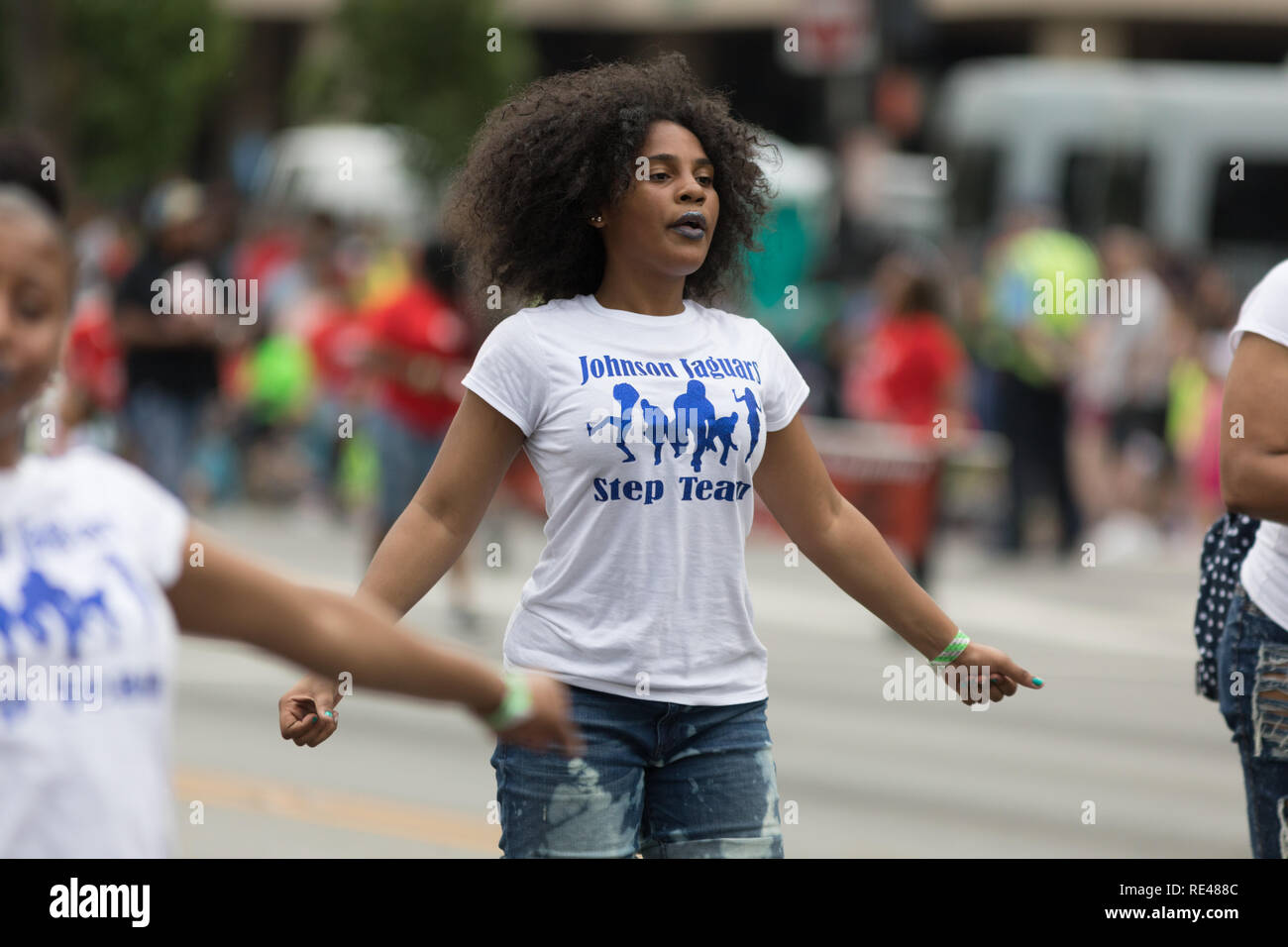 Louisville, Kentucky, USA - May 03, 2018: The Pegasus Parade, Johnson ...