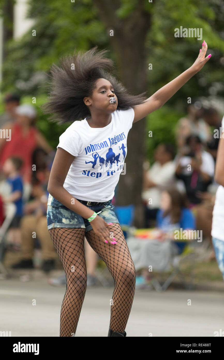 Louisville, Kentucky, USA - May 03, 2018: The Pegasus Parade, Johnson ...