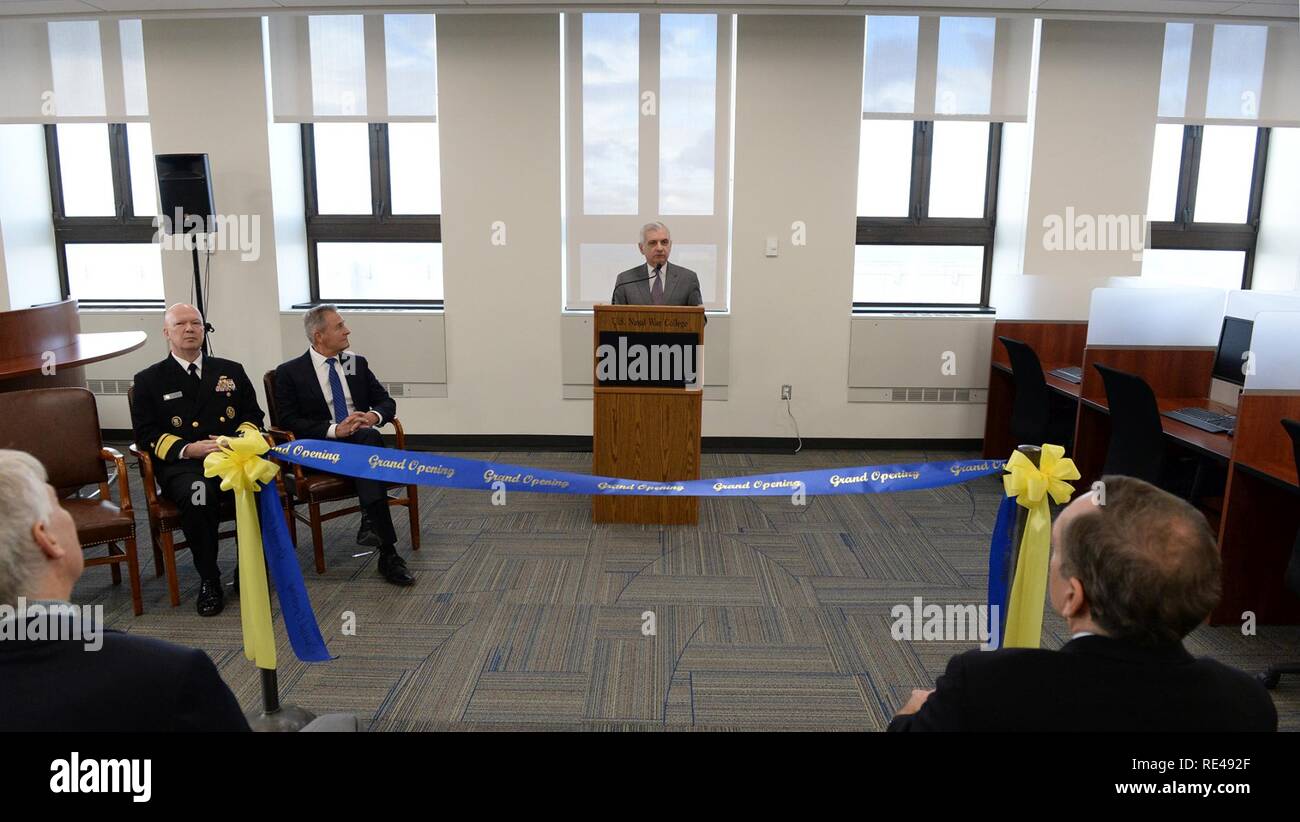 NEWPORT, R.I. (Nov. 21, 2016) Rhode Island Sen. Jack Reed delivers ...