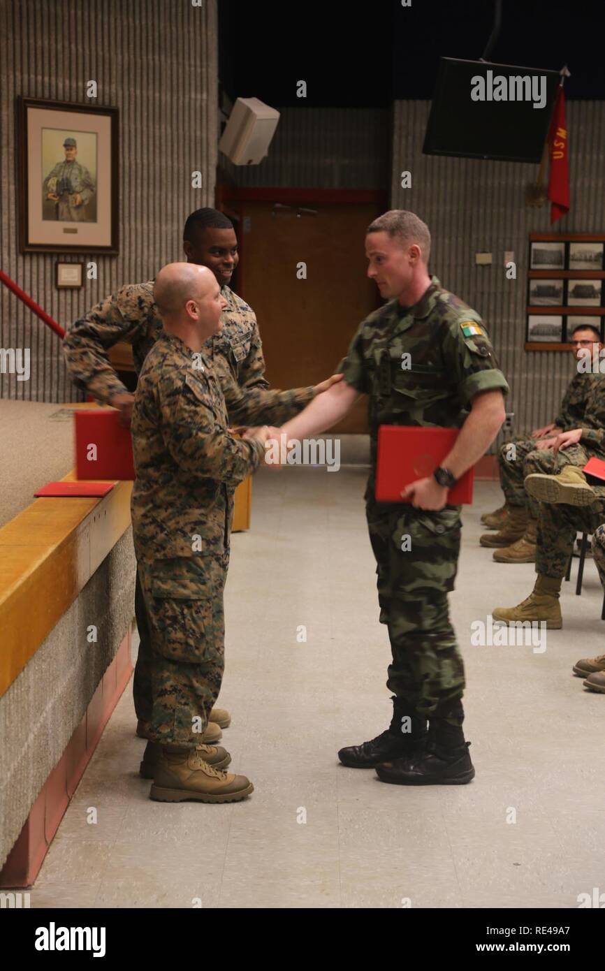 U.S. Marine Corps Lt. Col. Spencer A. Szewczyk, operations officer with ...