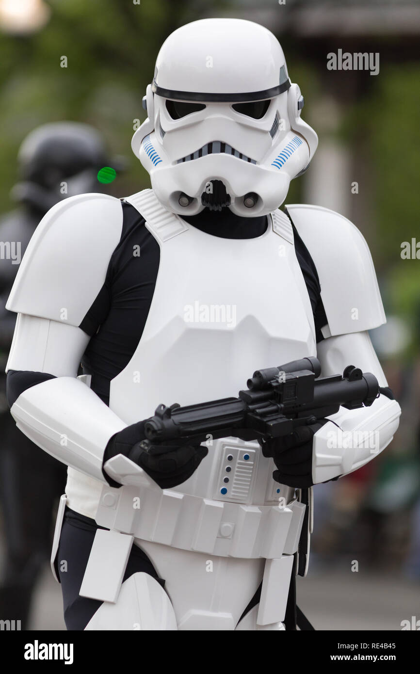 Louisville, Kentucky, USA - May 03, 2018: The Pegasus Parade, Members ...