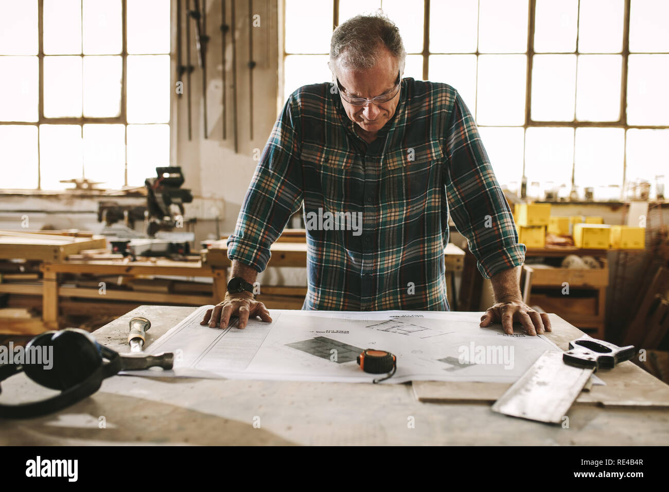 Floor plan of carpenter hi-res stock photography and images - Alamy