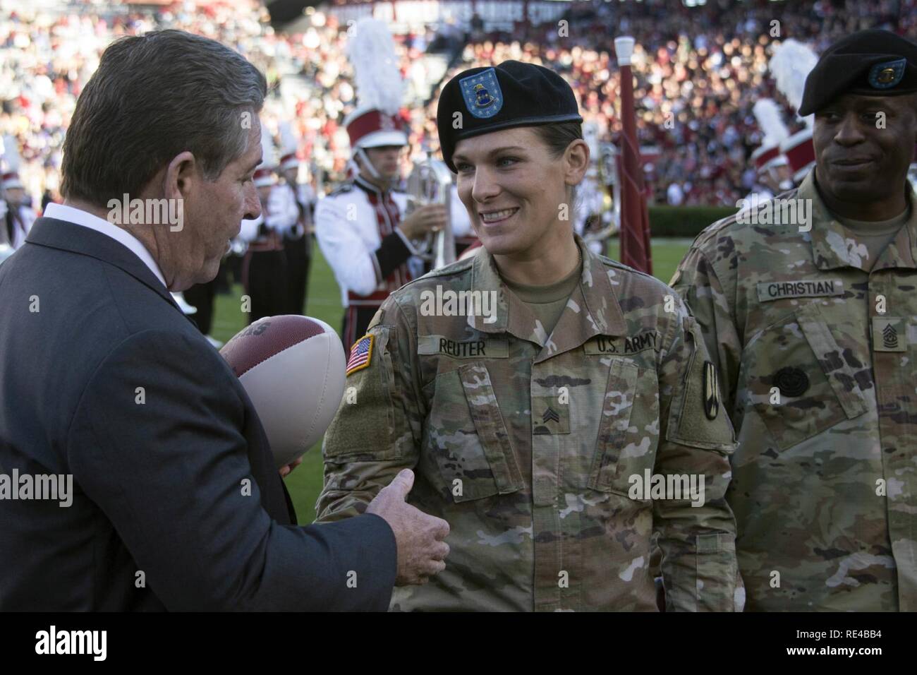 Sgt. Amanda Reuter, a chaplain's assistant and Fort Jackson Soldier of ...