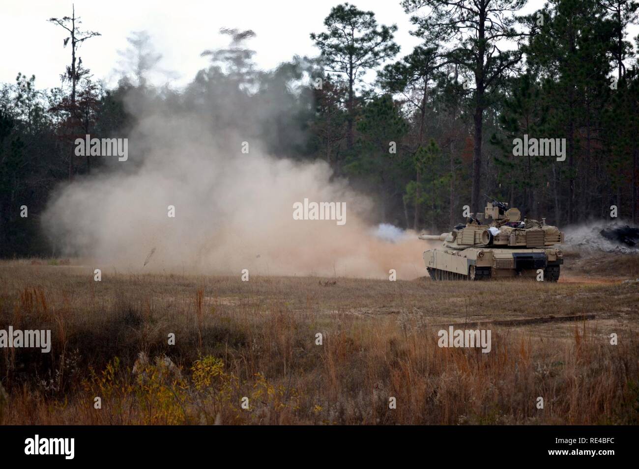 A M1A2 Abrams Main Battle Tank from 3rd Battalion, 69th Armor Regiment ...