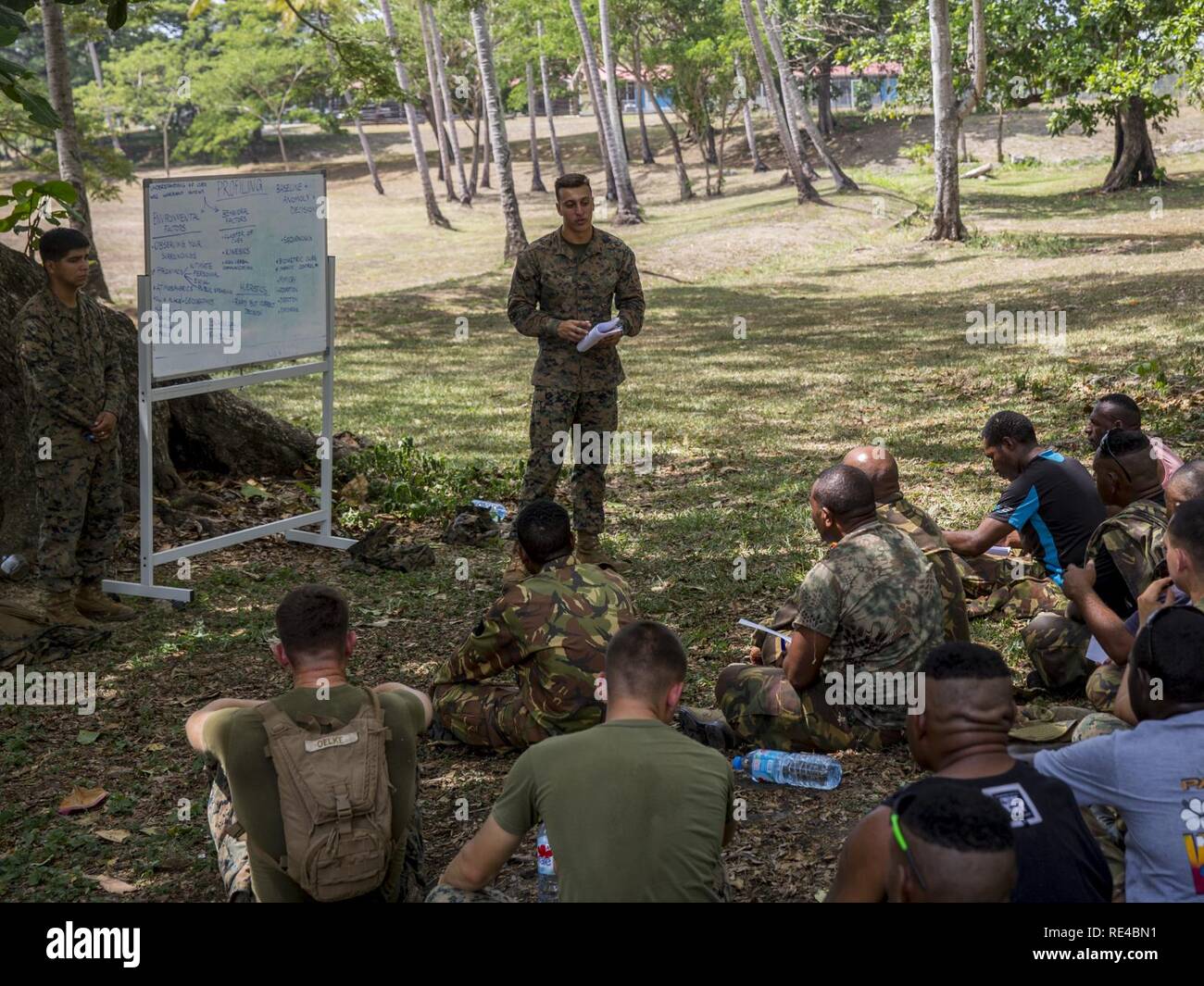 U.S. Marine Cpl. Timothy Perez, a combat engineer with Combat Engineer ...