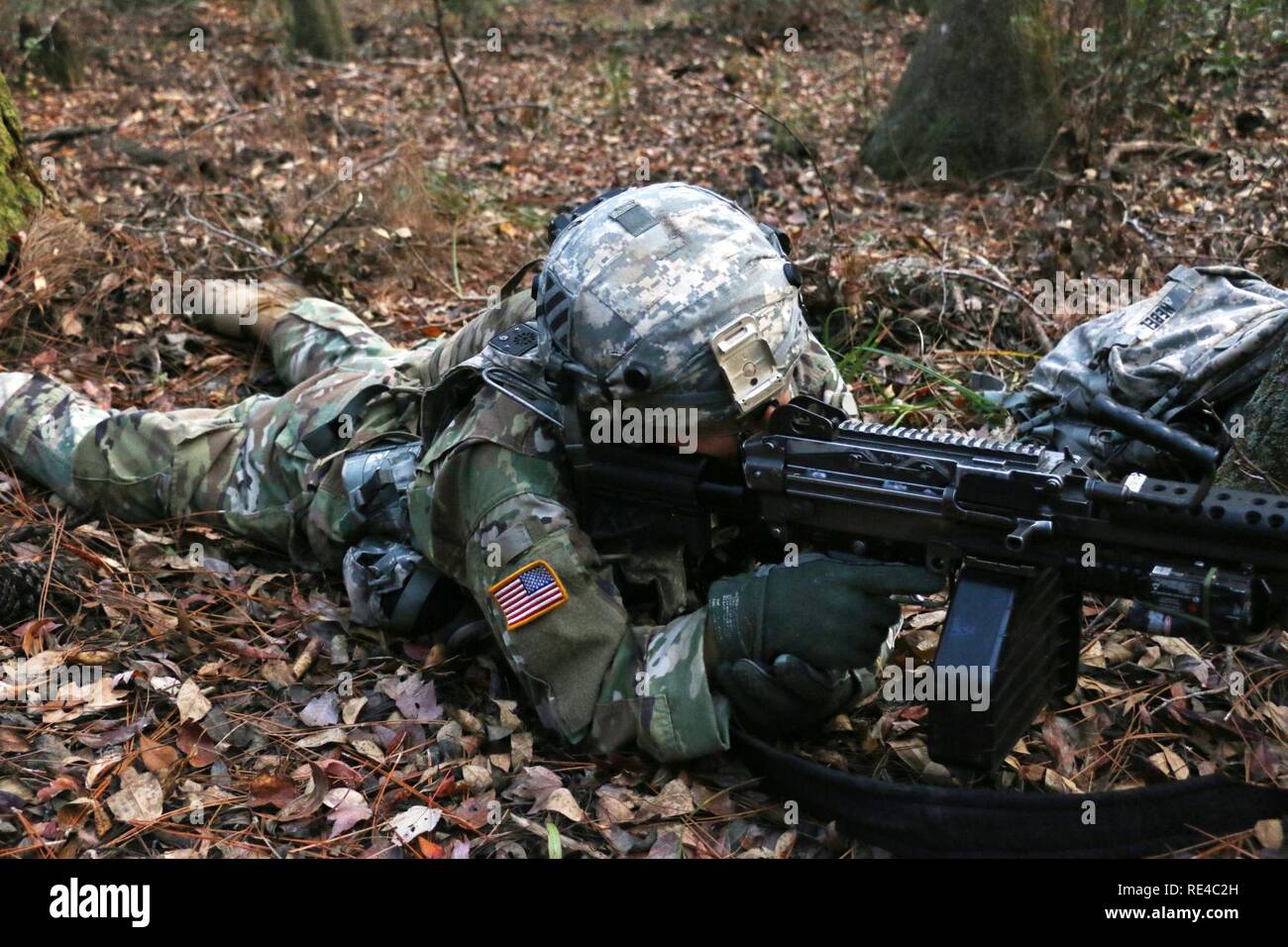Pvt. Rayce Nebel, infantryman with Charlie Company, 3rd Battalion, 15th ...