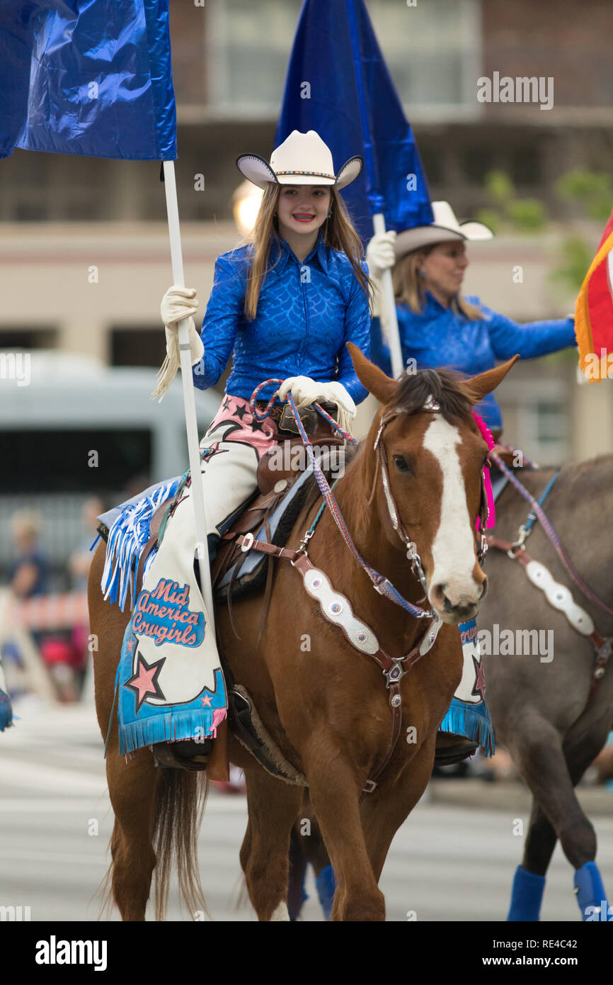 Louisville, Kentucky, USA - May 03, 2018: The Pegasus Parade, Women ...