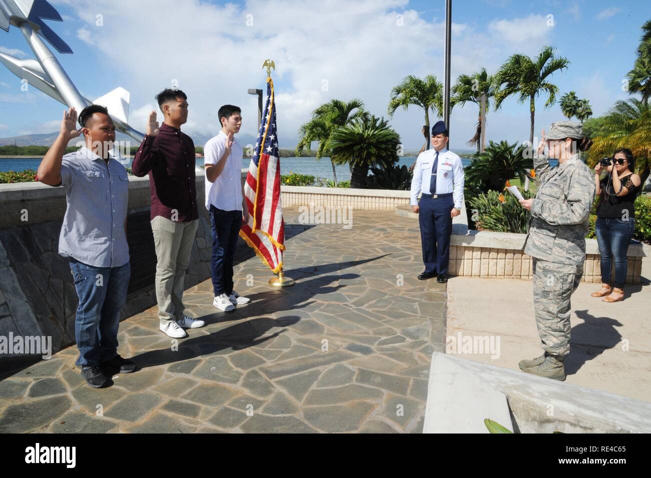 U.S. Air Force 2nd Lt. Elizabeth Andreas-Feeney, a member of the Air ...