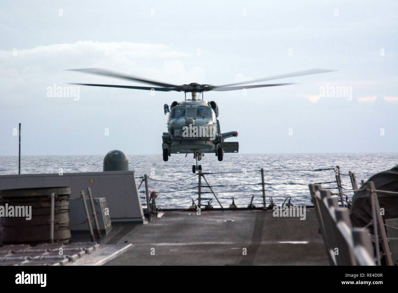 MEDITERRANEAN SEA (Nov. 30, 2016) A MH-60R Sea Hawk helicopter assigned ...