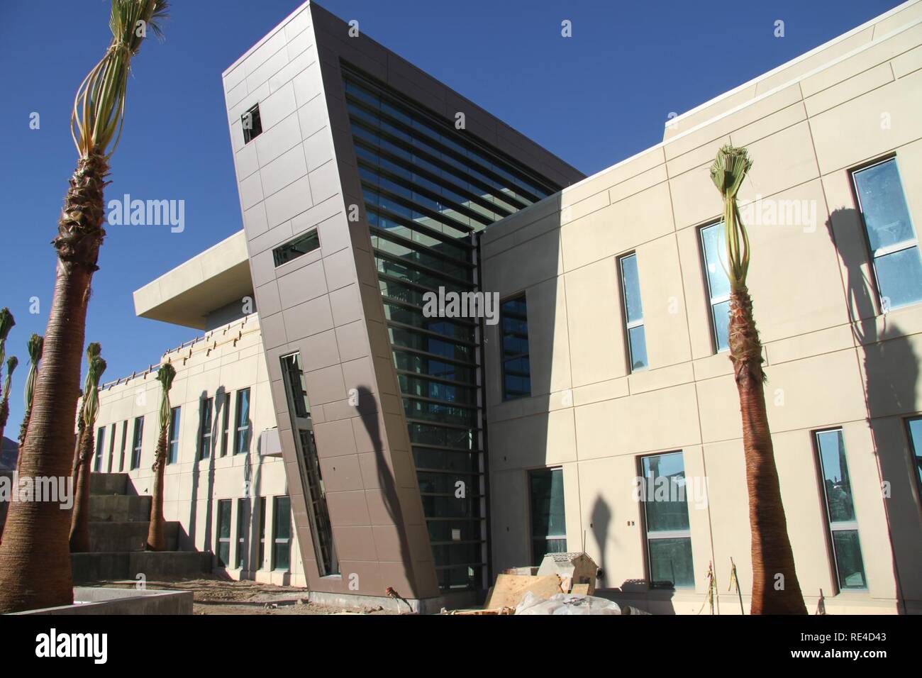 Exterior south side of the Fort Irwin Weed Army Community Hospital ...