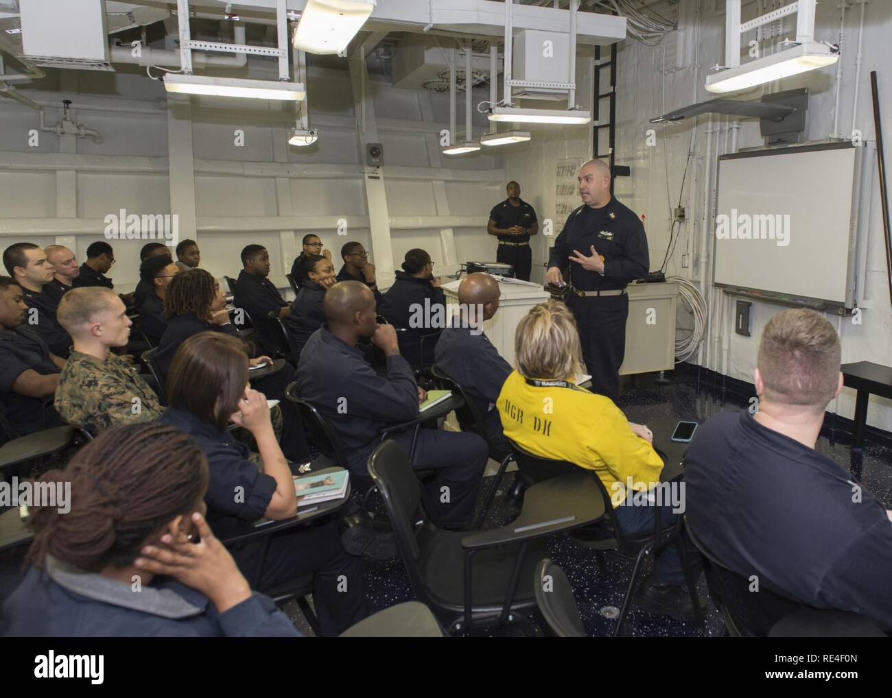INDIAN OCEAN (Nov. 28, 2016) USS Makin Island (LHD 8) Command Master ...