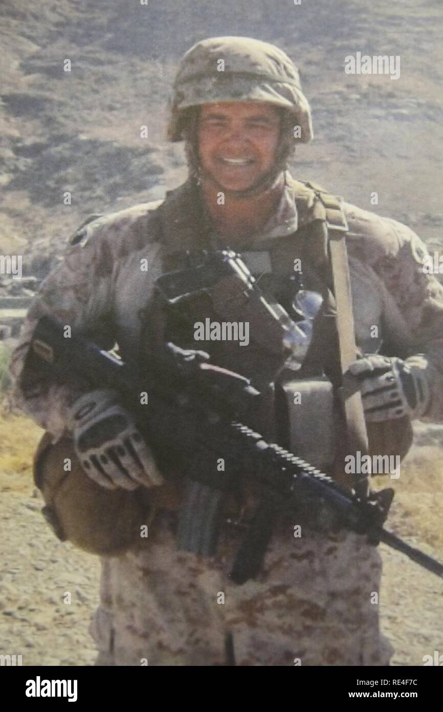 Lt. Col. Jeffrey J. Kenney poses for a photo in Kajaki, Afghanistan, in ...