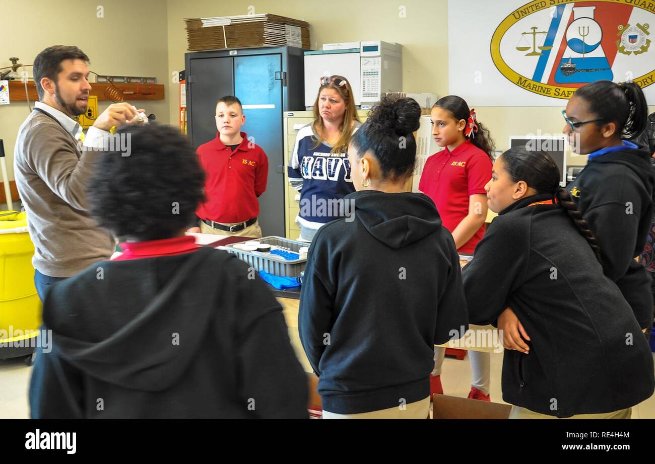 William Lizik demonstrates the tools and explains the functions of the ...