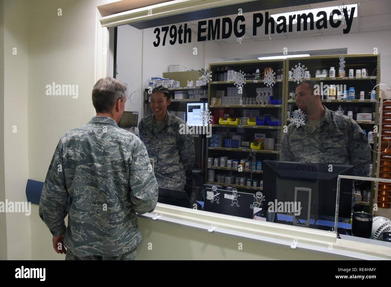 Gen. Hawk Carlisle, commander of Air Combat Command, engages with 379th ...