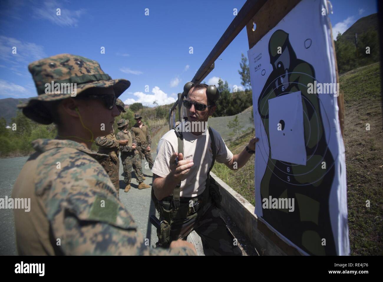 U.S. Marine Cpl. Taylor Kunkle, a military police Marine with Law ...