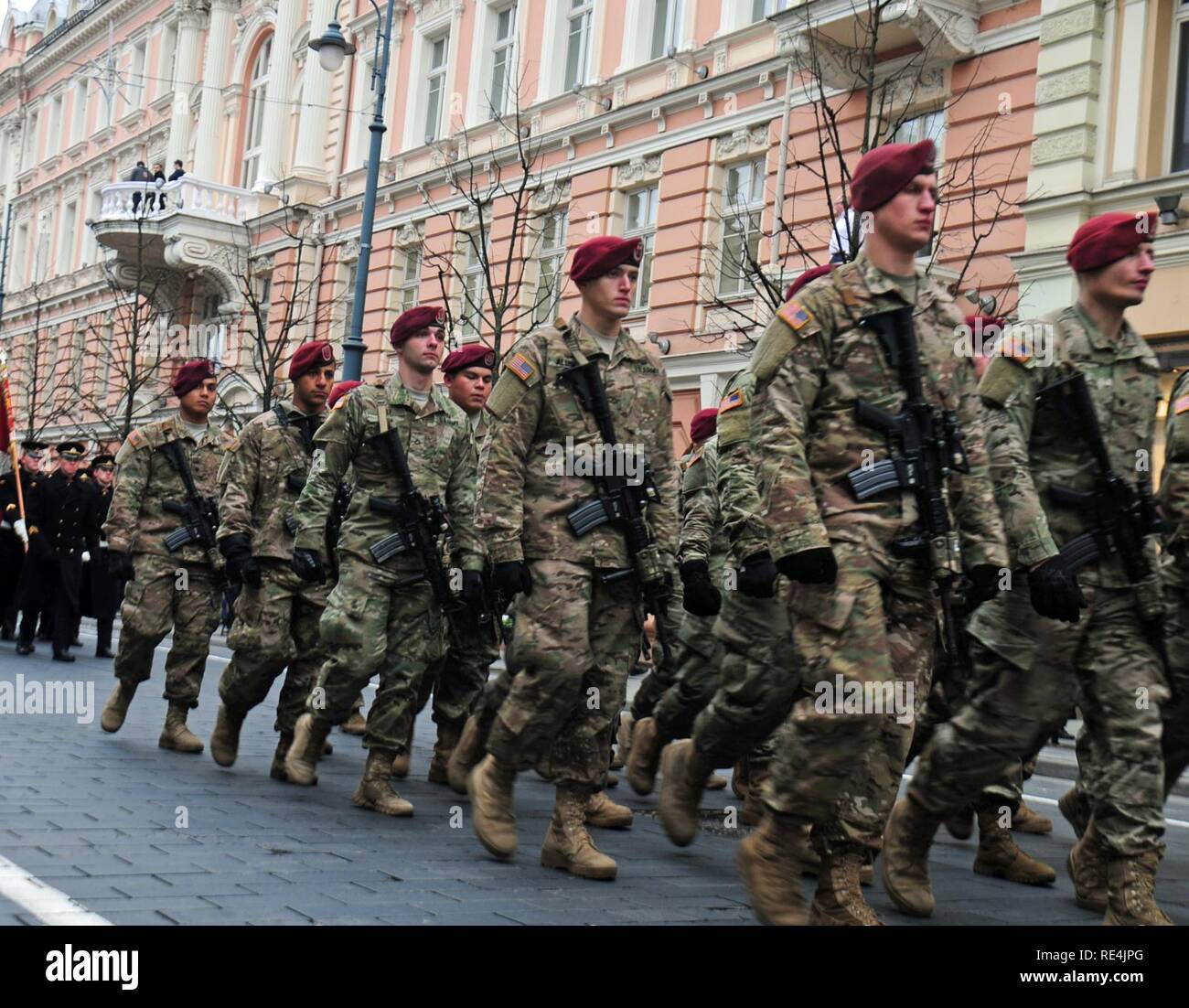 VILNIUS, Lithuania –Paratroopers from Able Company, 2nd Battalion ...
