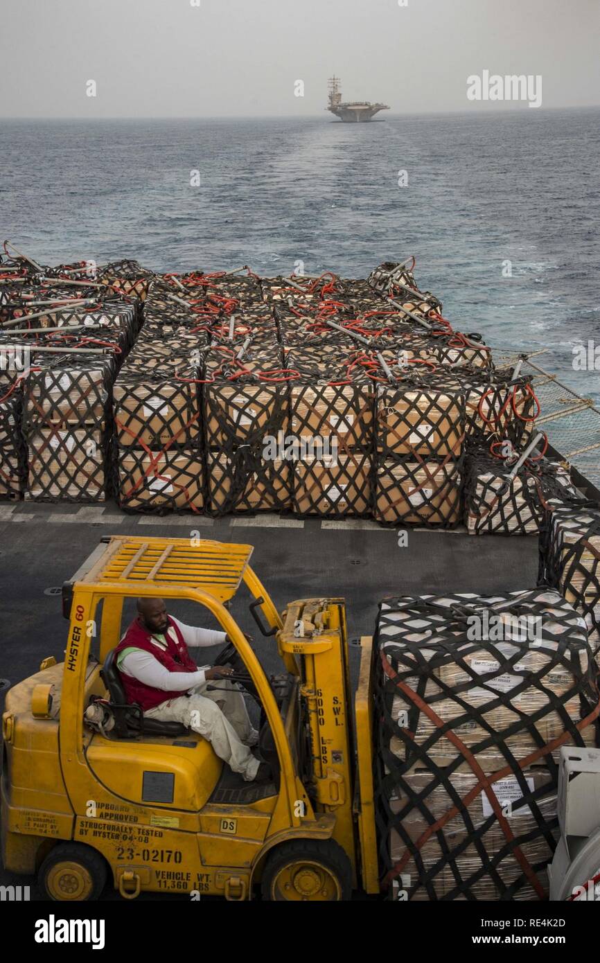 ARABIAN GULF (Nov. 23, 2016) Robert Mcmann, a civil service mariner ...