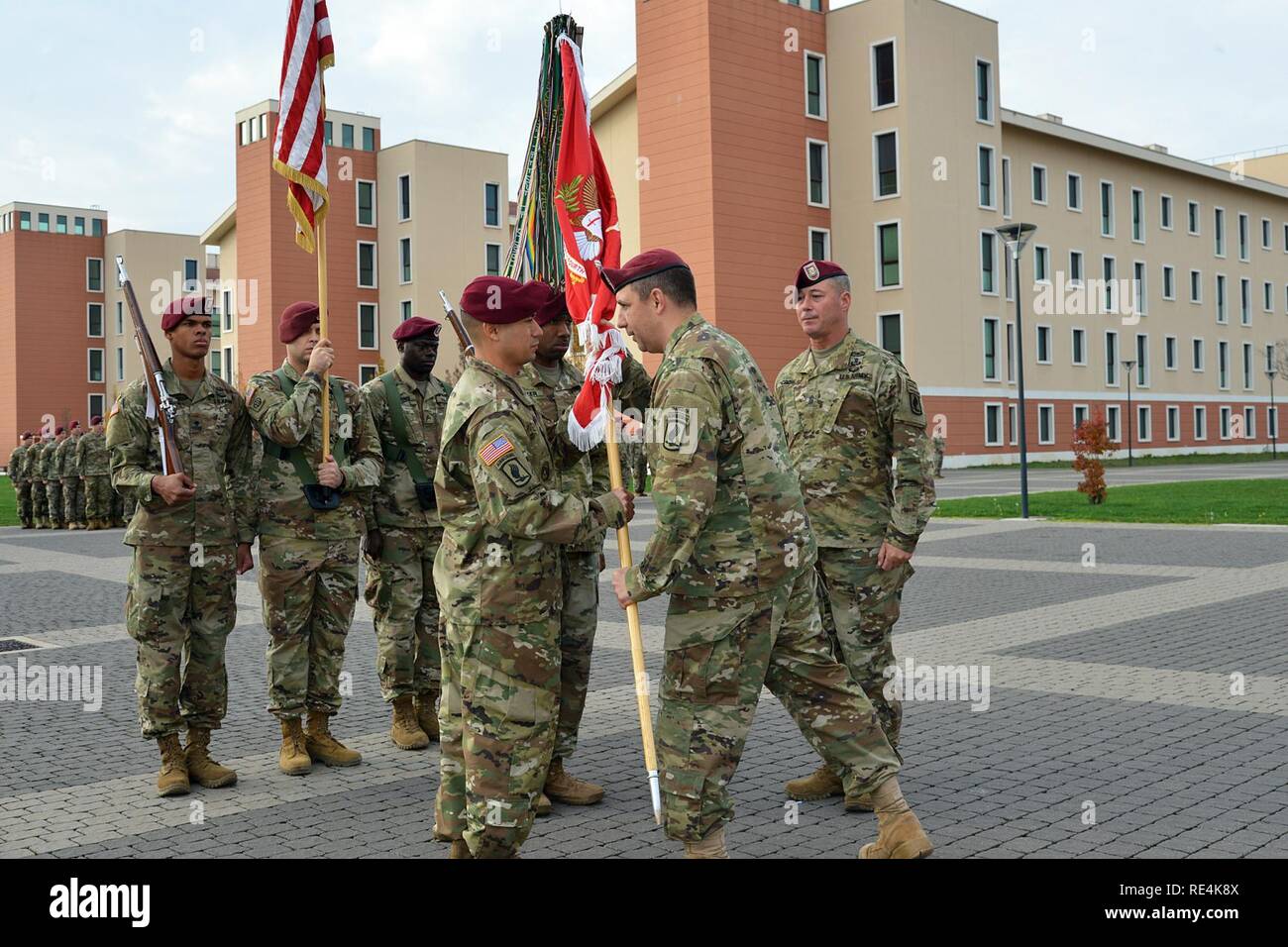 Command Sgt. Maj. Delfin J. Romani, incoming 54th Brigade Engineer ...