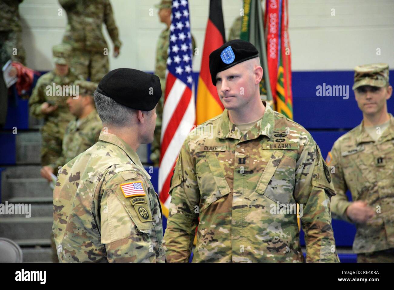 U.S. Army Col. Arturo J. Horton left, the 18th Military Police Brigade ...