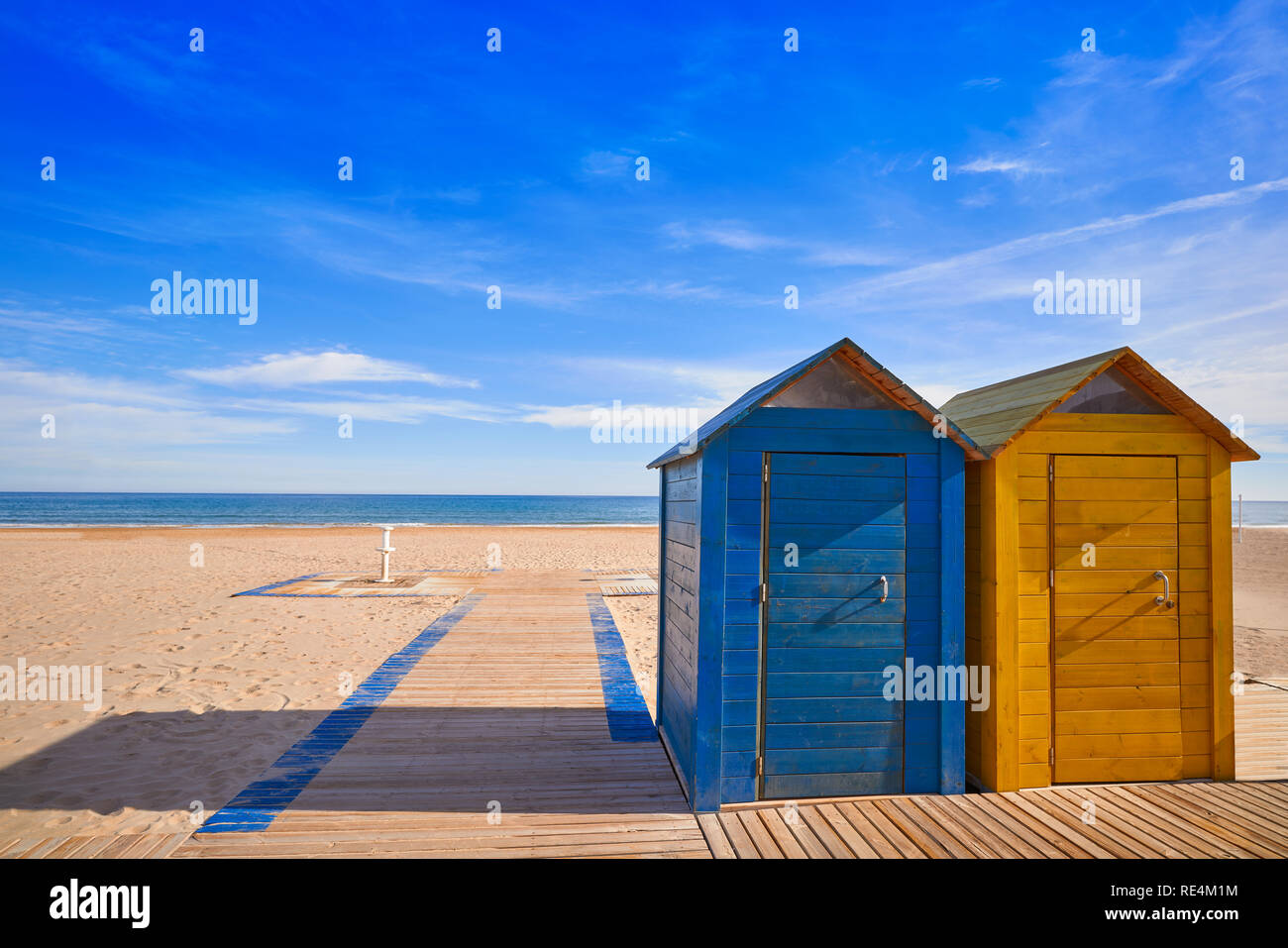 El Campello beach Muchavista playa in Alicante at Costa Blanca of Spain ...