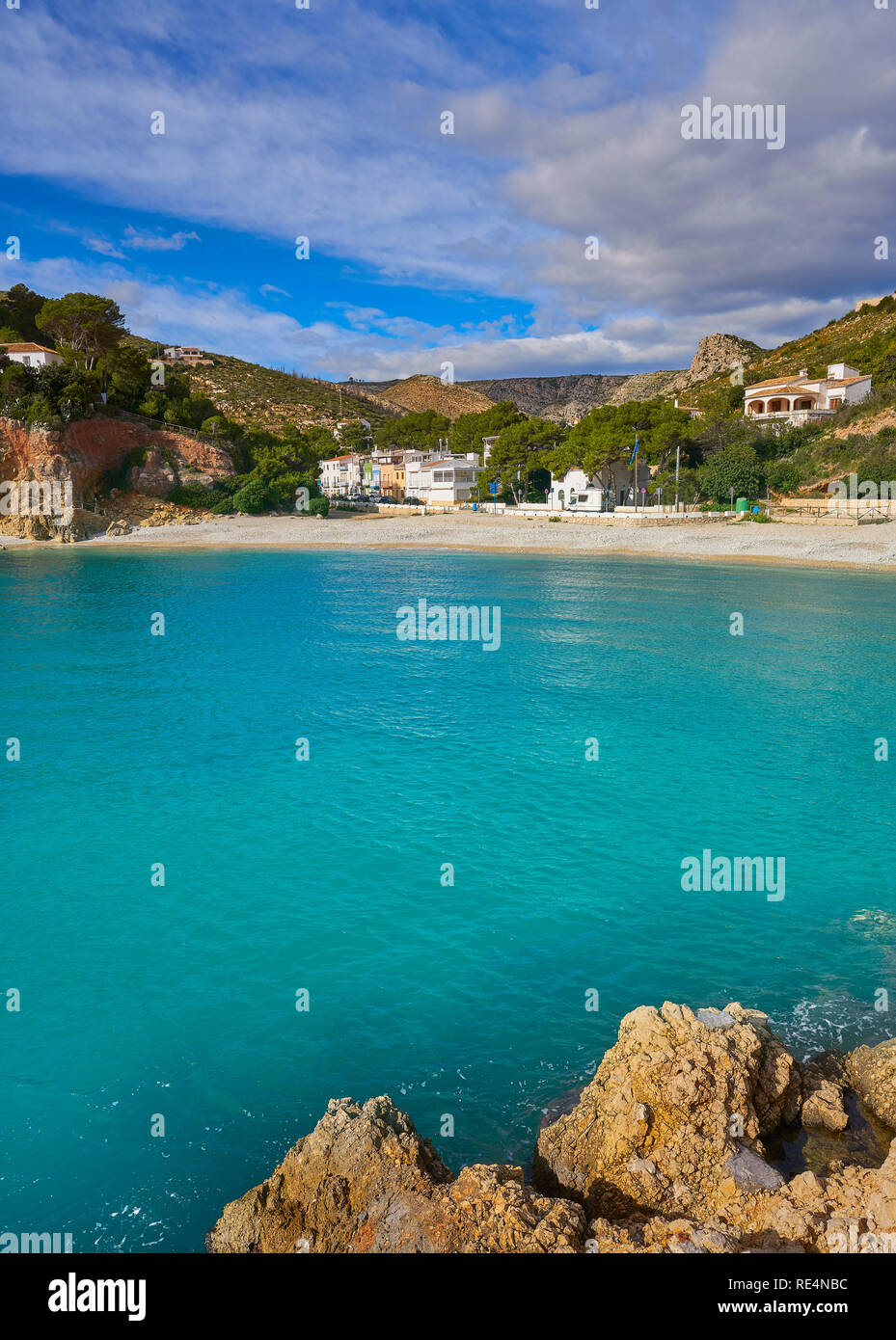 La Granadella beach in Mediterranean Javea also Xabia in Alicante Spain ...
