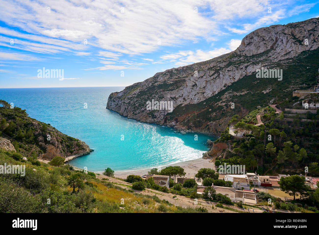 La Granadella beach in Mediterranean Javea also Xabia in Alicante Spain ...