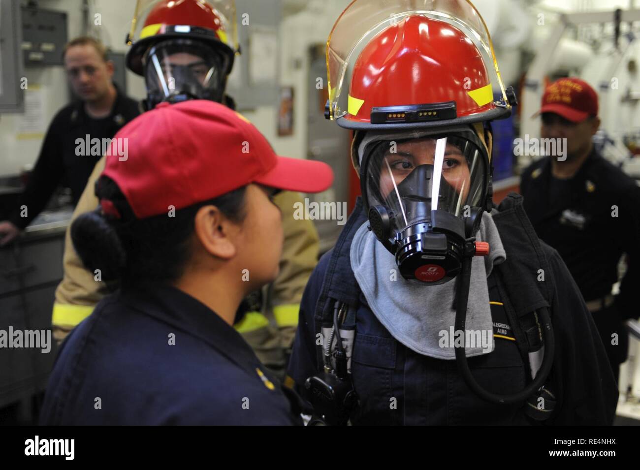 American naval inspection hi-res stock photography and images - Alamy
