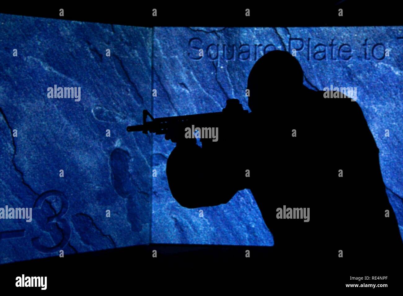 Danish Sgt. Maj. of the Army Henning Baek participates in a simulated ...