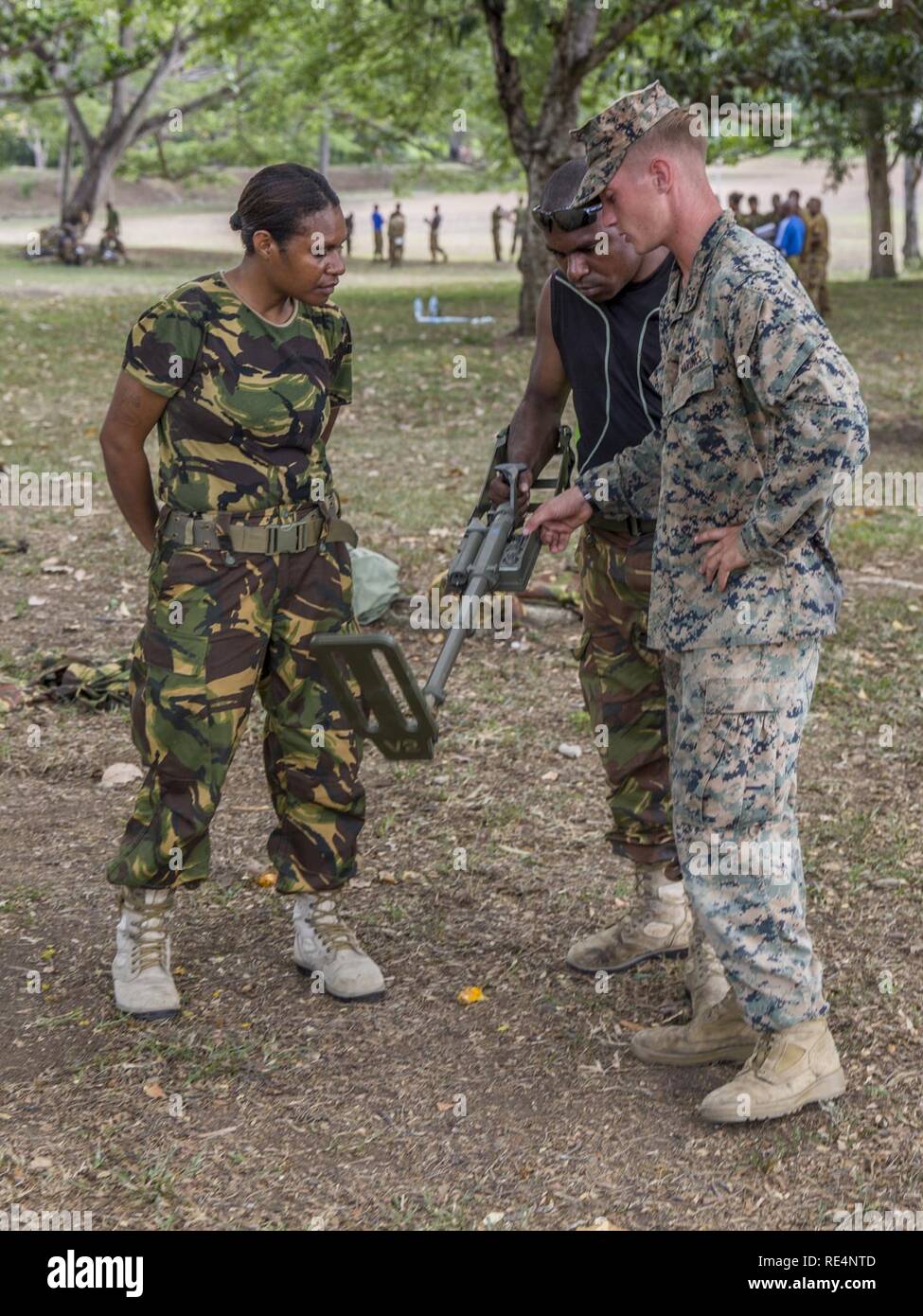 U.S. Marine Cpl. Ryan Heuerman, a combat engineer with Combat Engineer ...