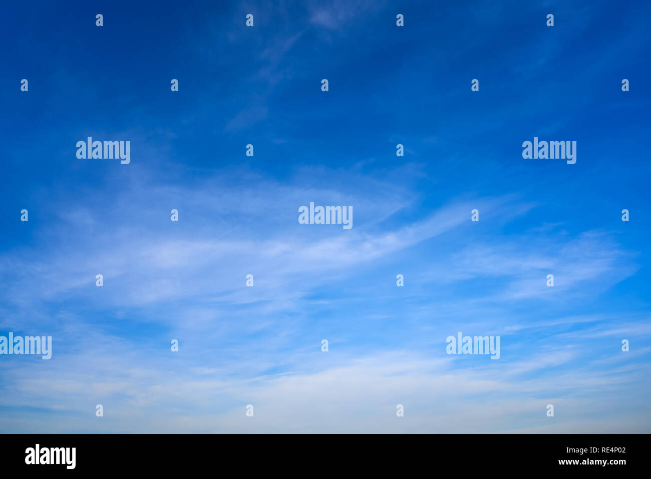 perfect blue sky with clouds Stock Photo - Alamy