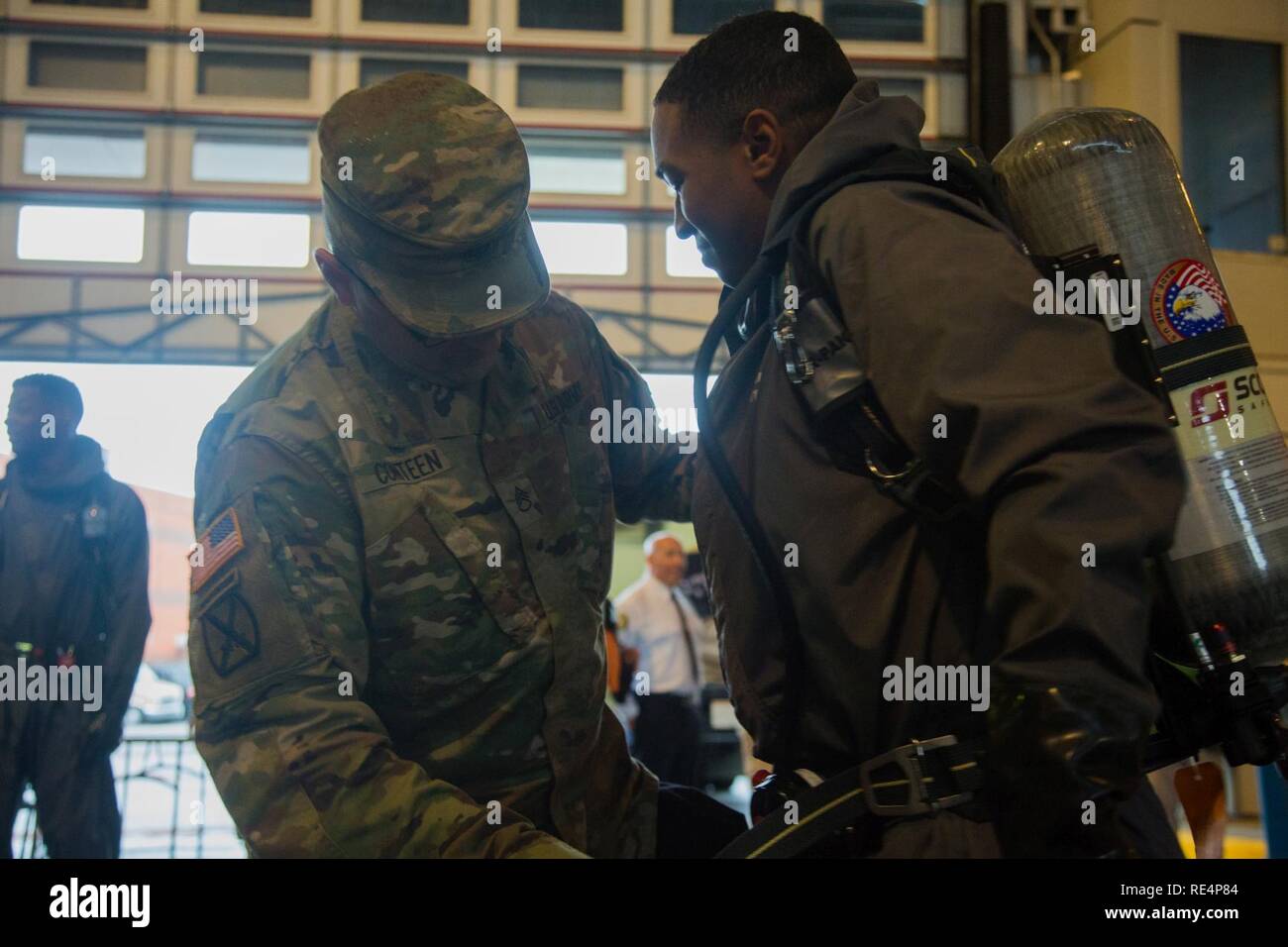 U.S. Soldiers, assigned to 59th CBRN Company, 83rd CBRN Battalion, 48th ...