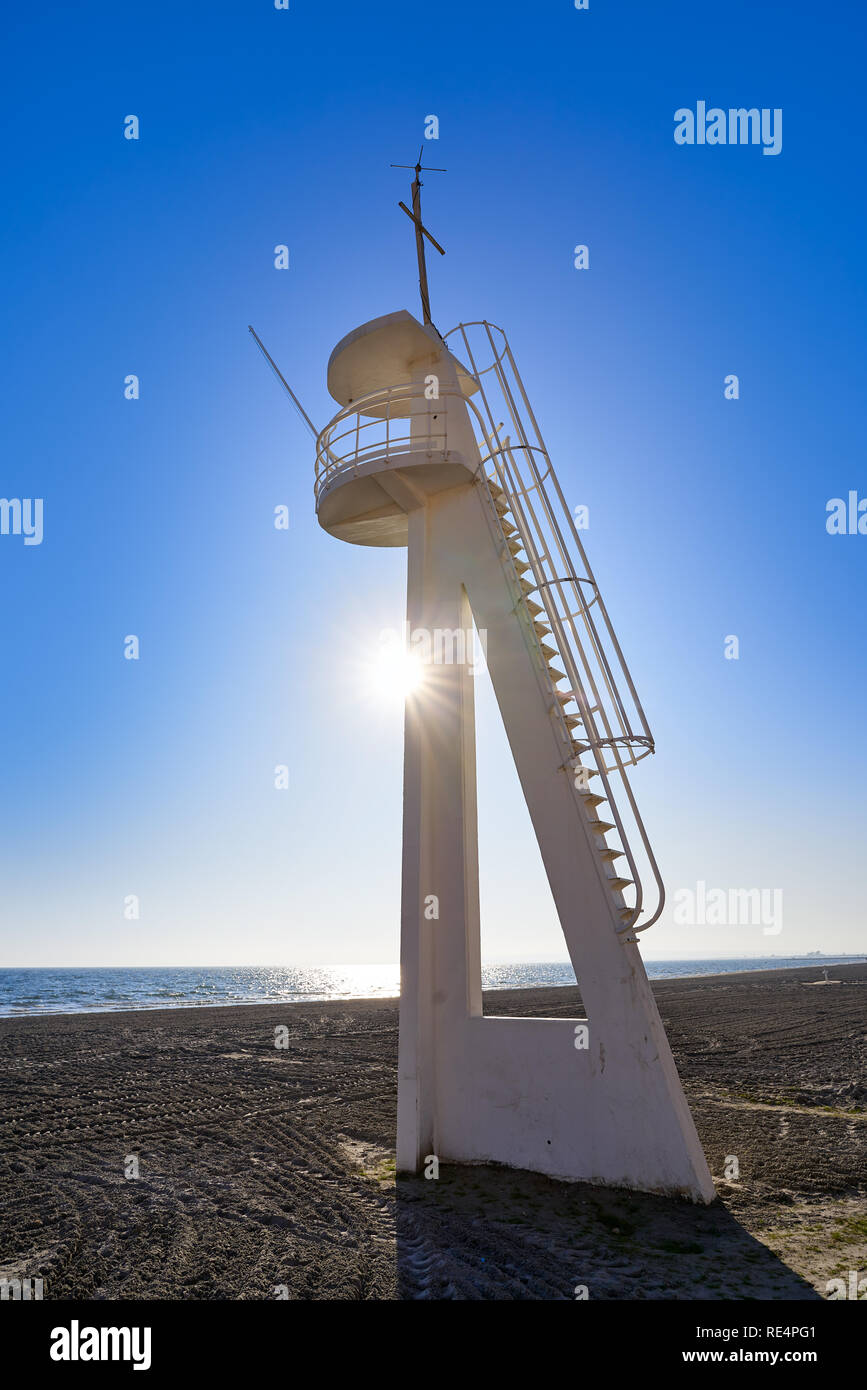 Santa Pola Playa Lisa beach in Alicante of Spain at Costa Blanca Stock ...