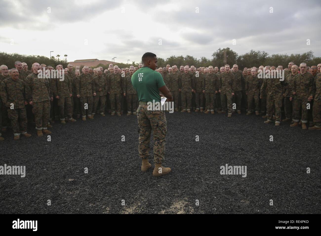 Staff Sergeant Vincent Walters, drill instructor, Support Battalion ...