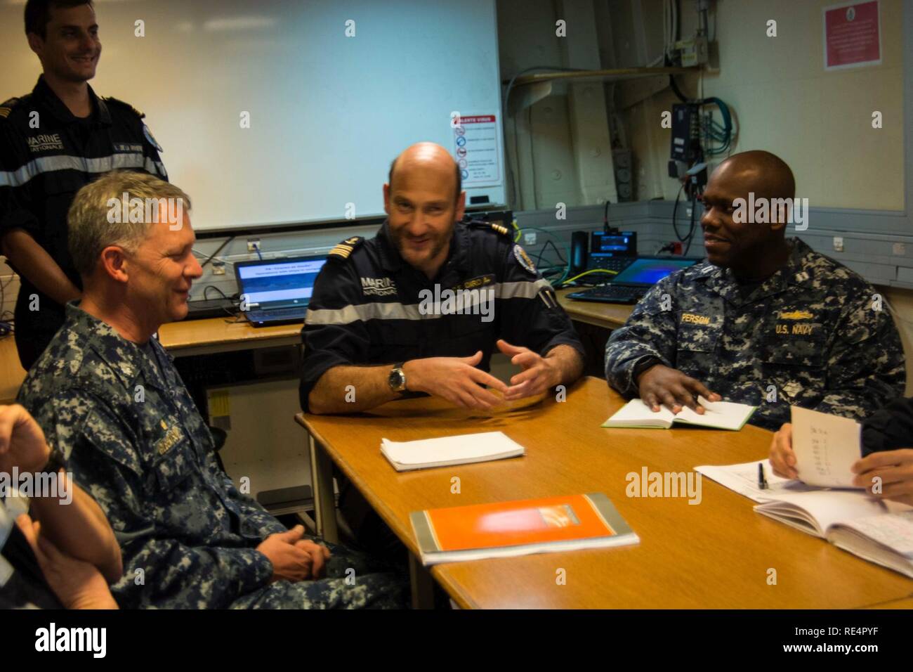 MEDITERRANEAN SEA (Nov. 25, 2016) Cmdr. Christopher J. Gilbertson of ...