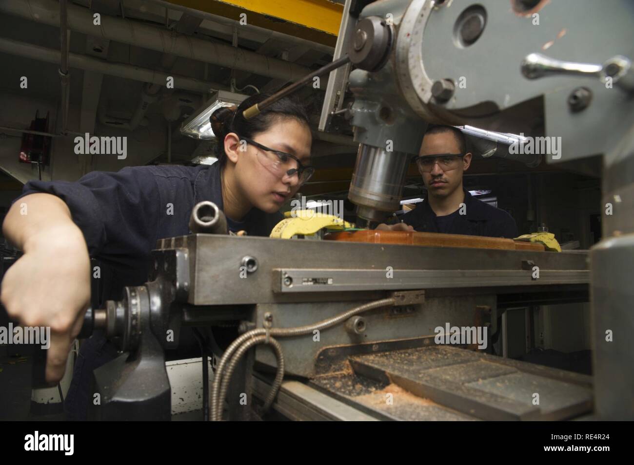 RED SEA (Nov. 30, 2016) Seaman Trina Pring, left, from Oxnard, Calif ...
