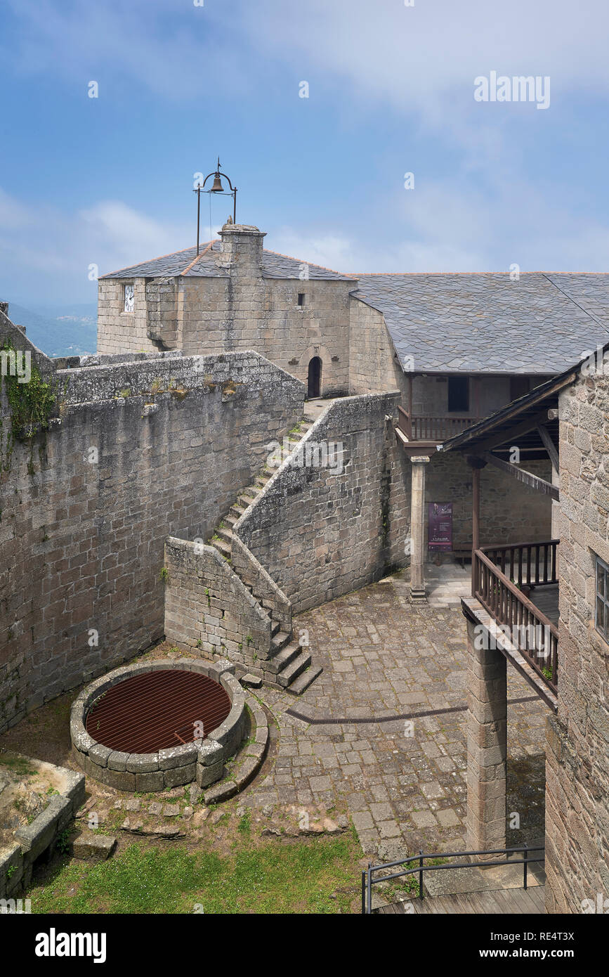 Medieval castle of the most beautiful village in Spain, Castro Caldelas ...