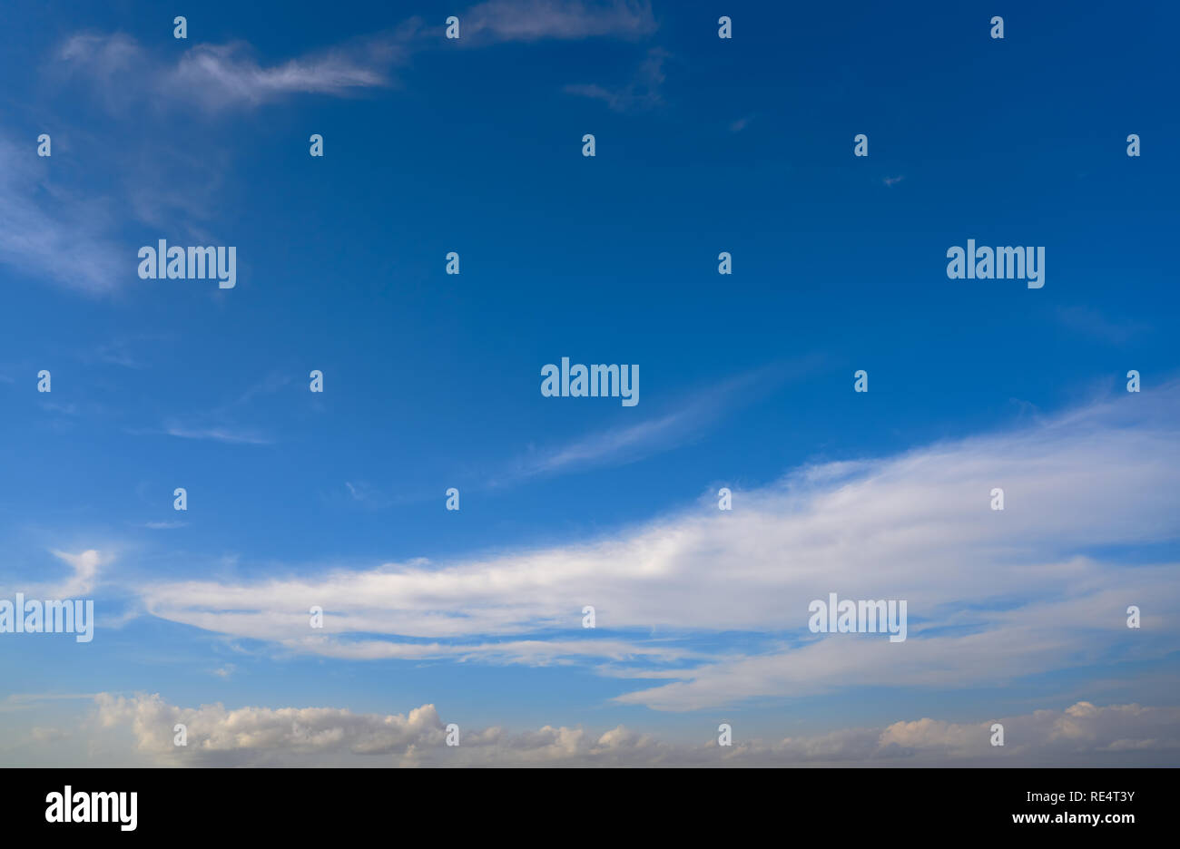 perfect blue sky with clouds Stock Photo - Alamy