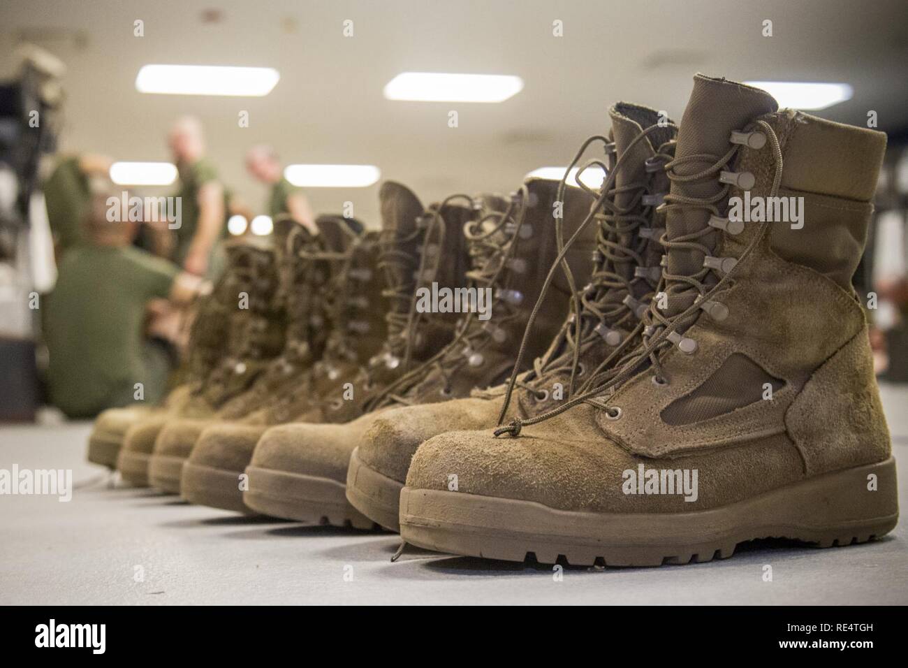 U.S. Marine Corps recruits with Platoon 3002, Company K., 3rd Recruit ...