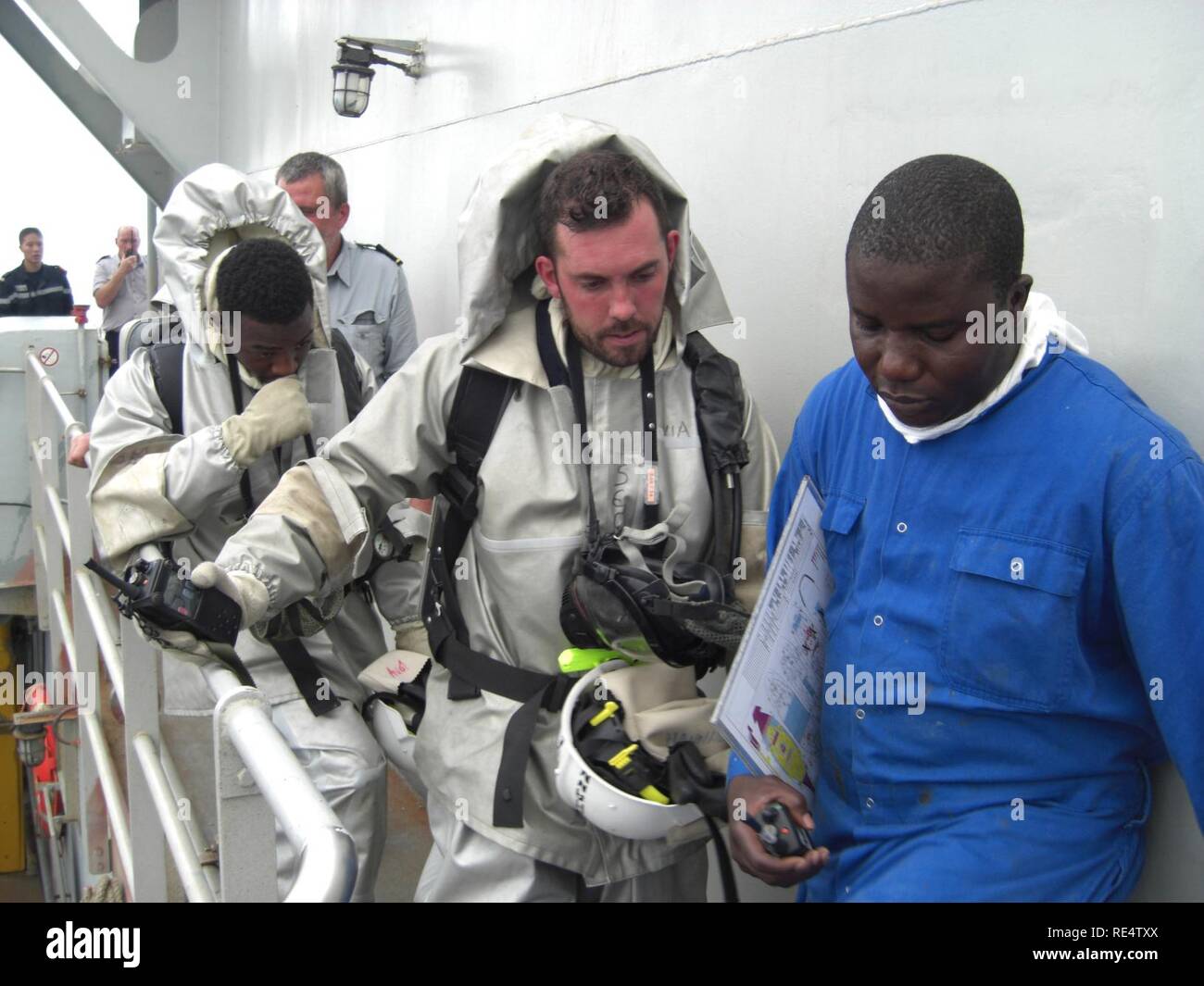 GULF OF GUINEA (Nov. 19, 2016) Togolese Navy Chief Ayélé Bagnabana ...