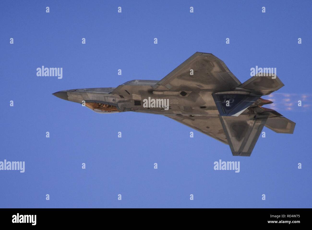 U.S. Air Force Maj. Dan Dickinson, F-22 Raptor Demonstration Team pilot ...