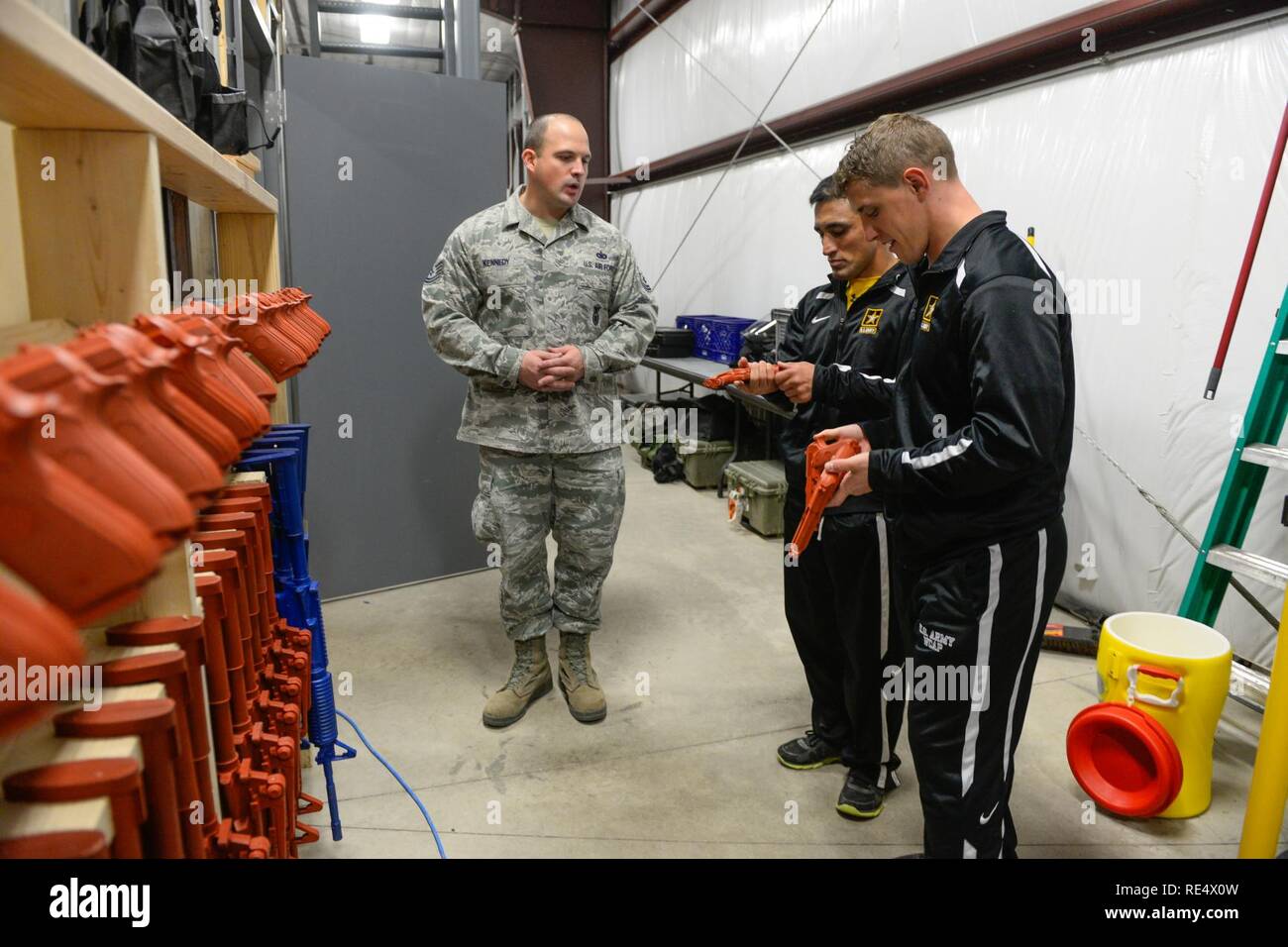 SCHRIEVER AIR FORCE BASE, Colo. -- Wrestlers from the Air Force and ...