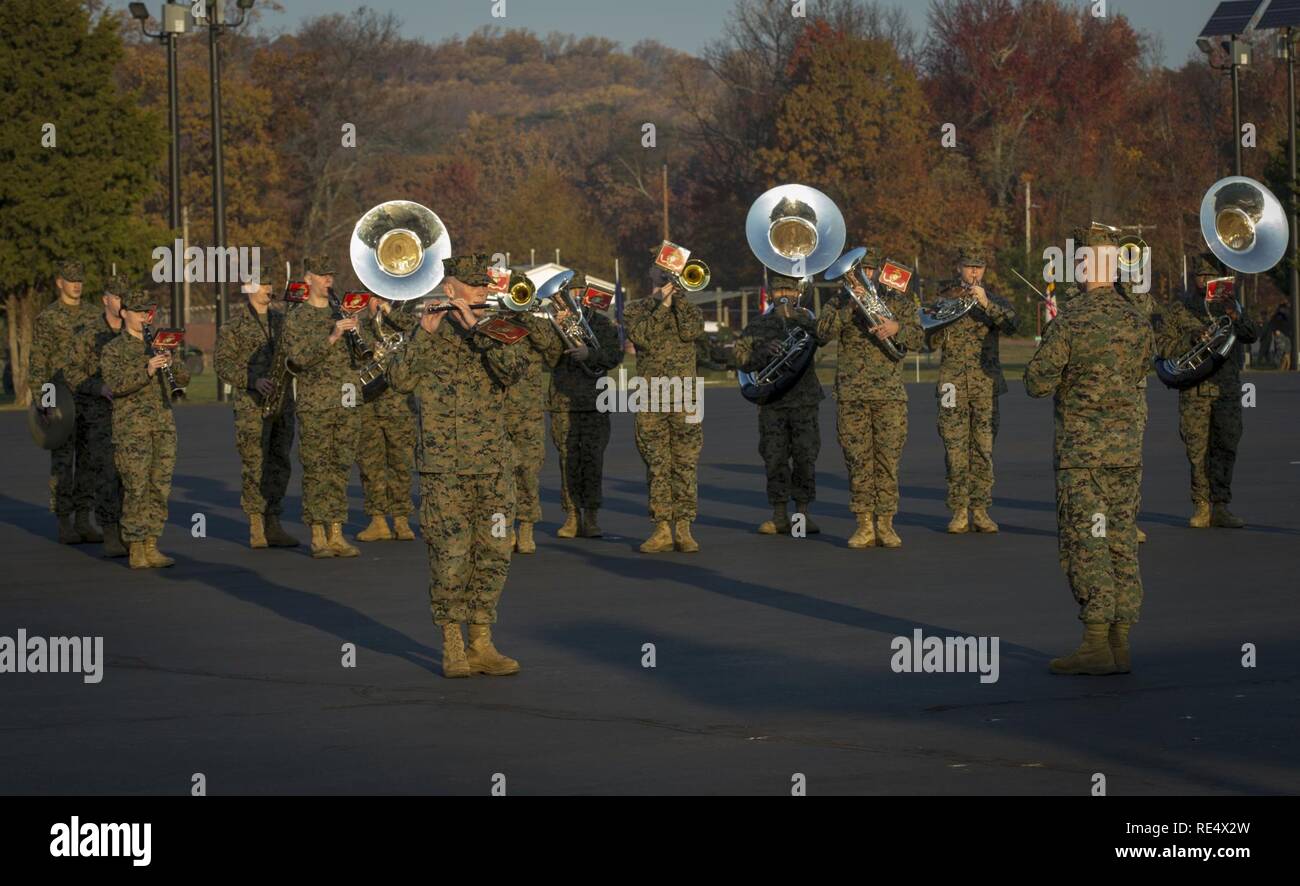 U.S. Marine Corps Lance Cpl. Bryce Peterson, piccolo player for the ...
