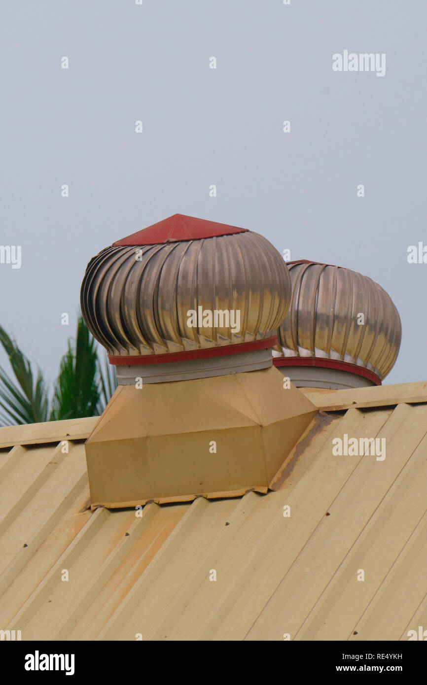 Rooftop wind turbines hi-res stock photography and images - Alamy